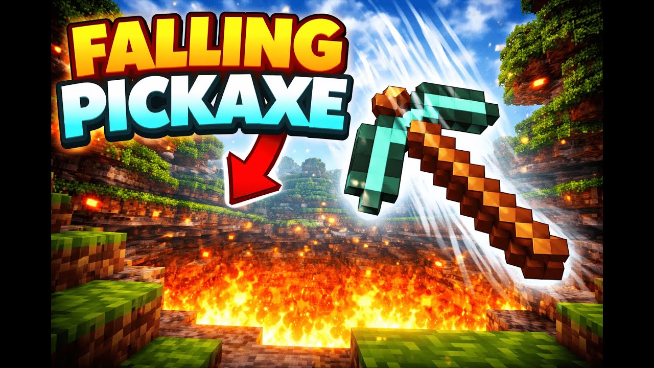 🔴 Minecraft Falling Pickaxe 🔴 #shorts #shortslive - YouTube