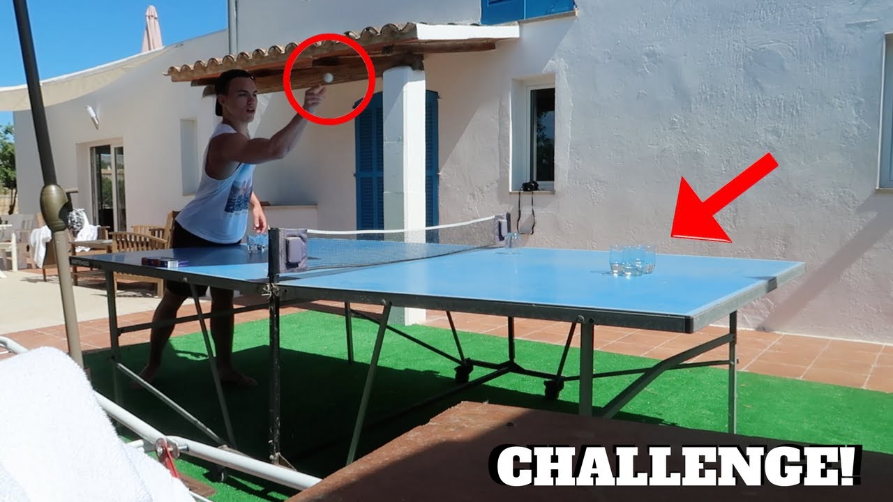 EKLIGE BEER PONG CHALLENGE! - YouTube