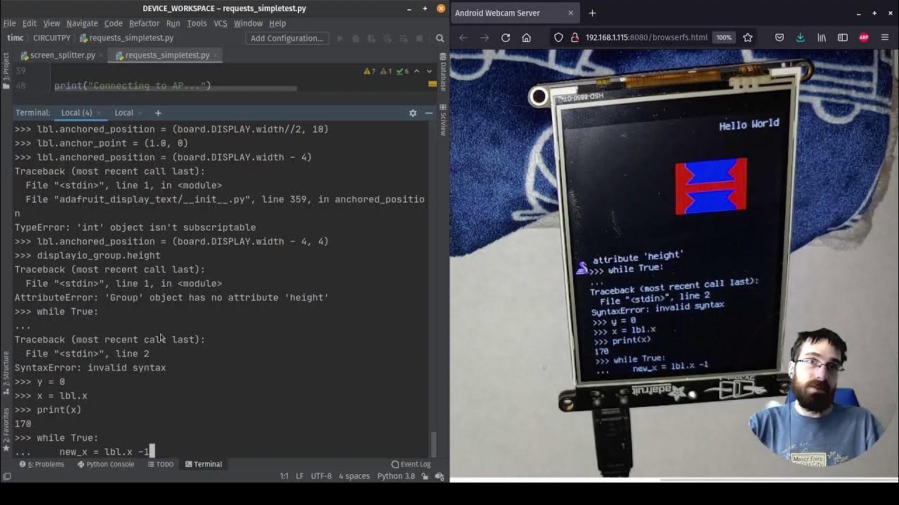CircuitPython - DisplayIO and the REPL - YouTube