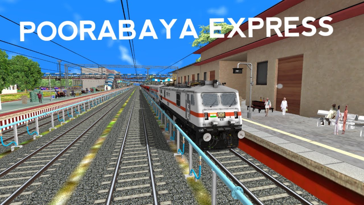 🚂 15279 POORABIYA SF EXPRESS || IN OPENRAIL || MSTS || AJAY GAMING ...