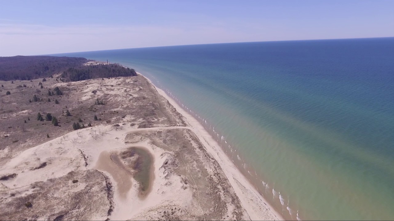 Silver Lake Dunes and Lake Michigan - YouTube