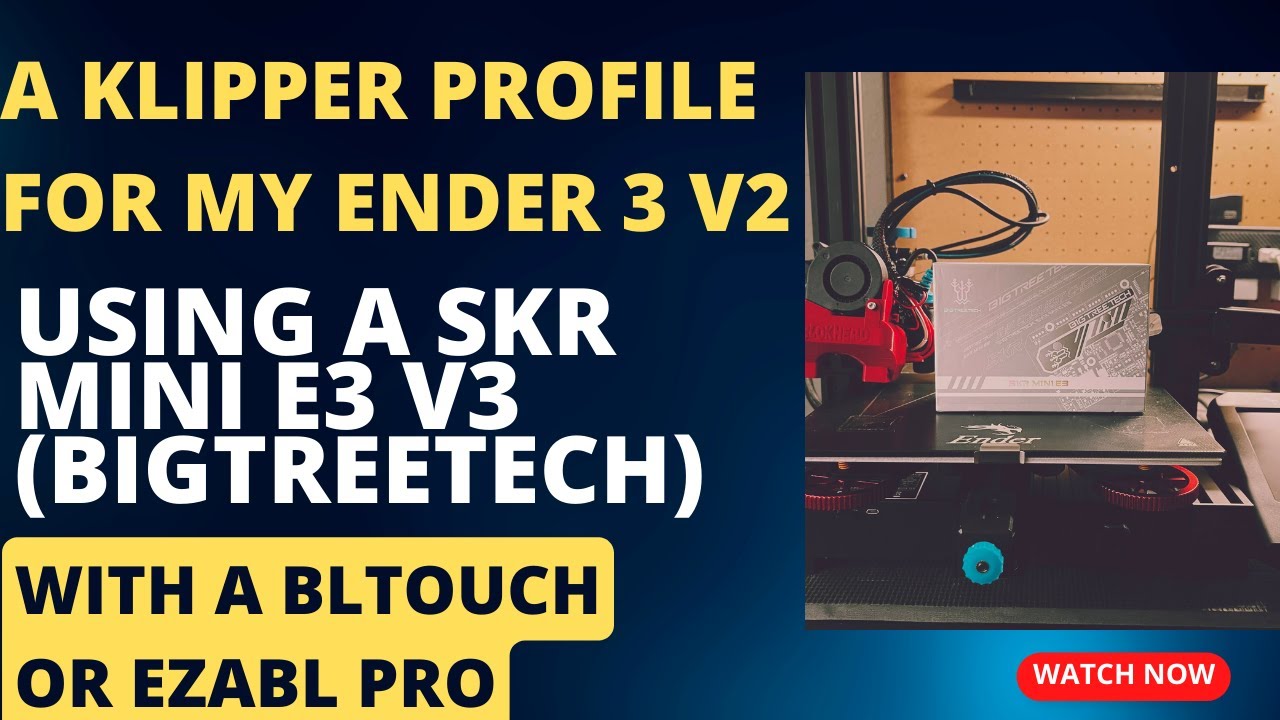 My COMPLETE Ender 3 V2 Klipper Profile Using A BTT SKR Mini E3 V3 With