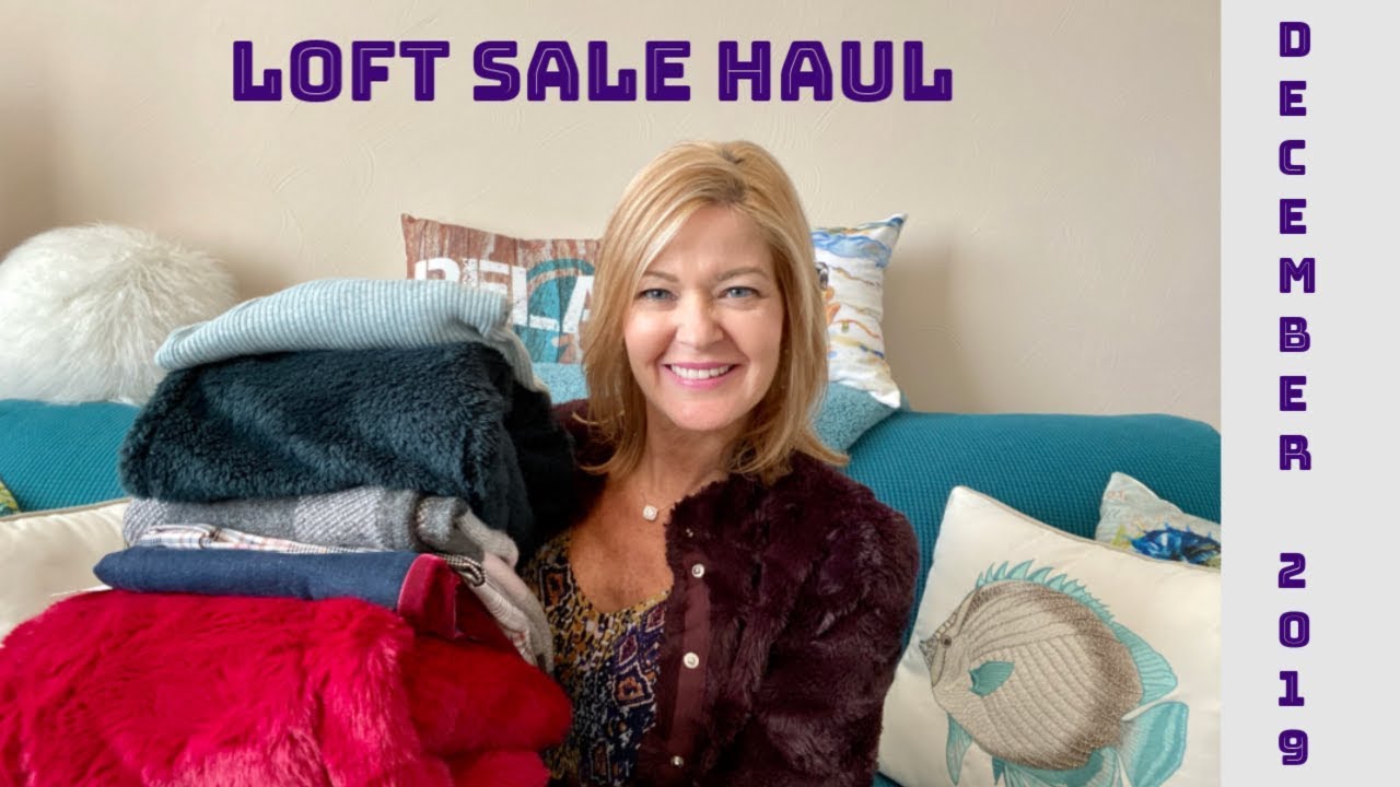 Loft Haul - December 2019: Winter sale picks and try on! - YouTube