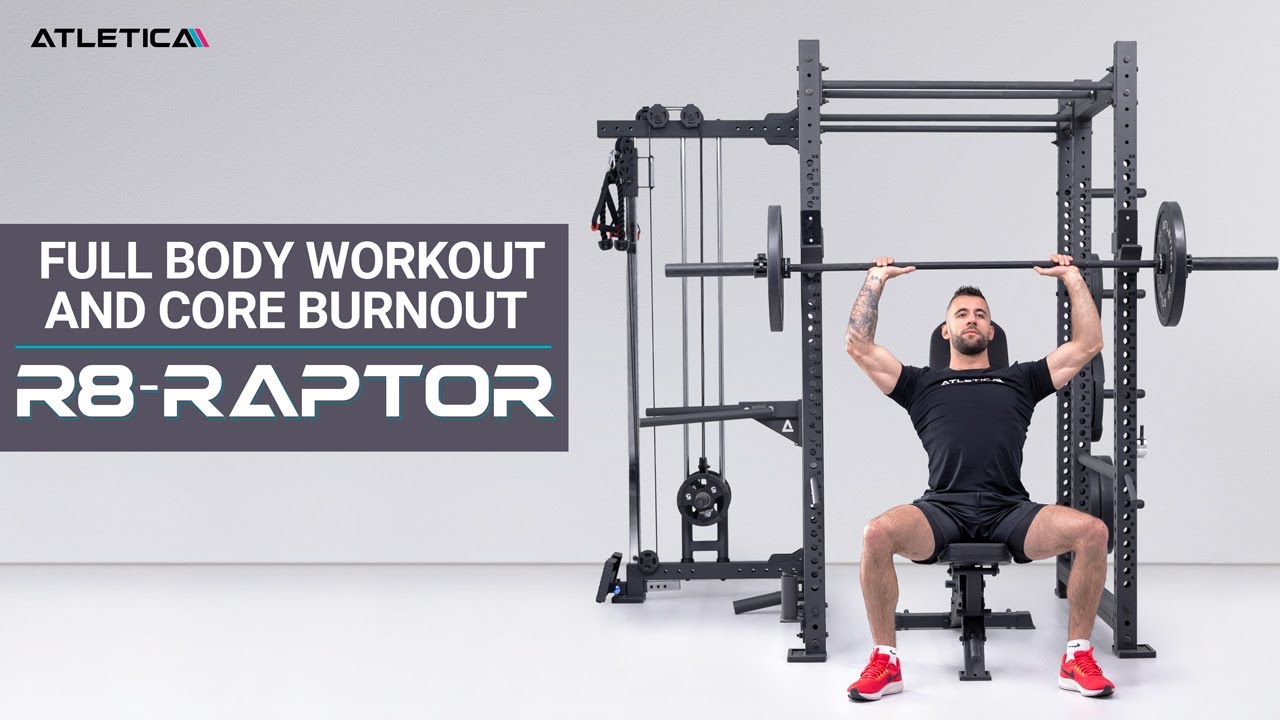 ATLETICA Power Racks Series - R8 Raptor - Full Body Workout and Core ...