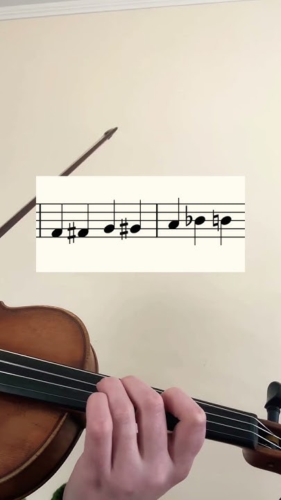 2nd position D string notes #violin #music - YouTube
