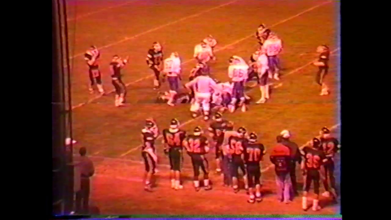 Logan Chieftains Football - 1988 - Logan (26) At Marietta (21) - YouTube