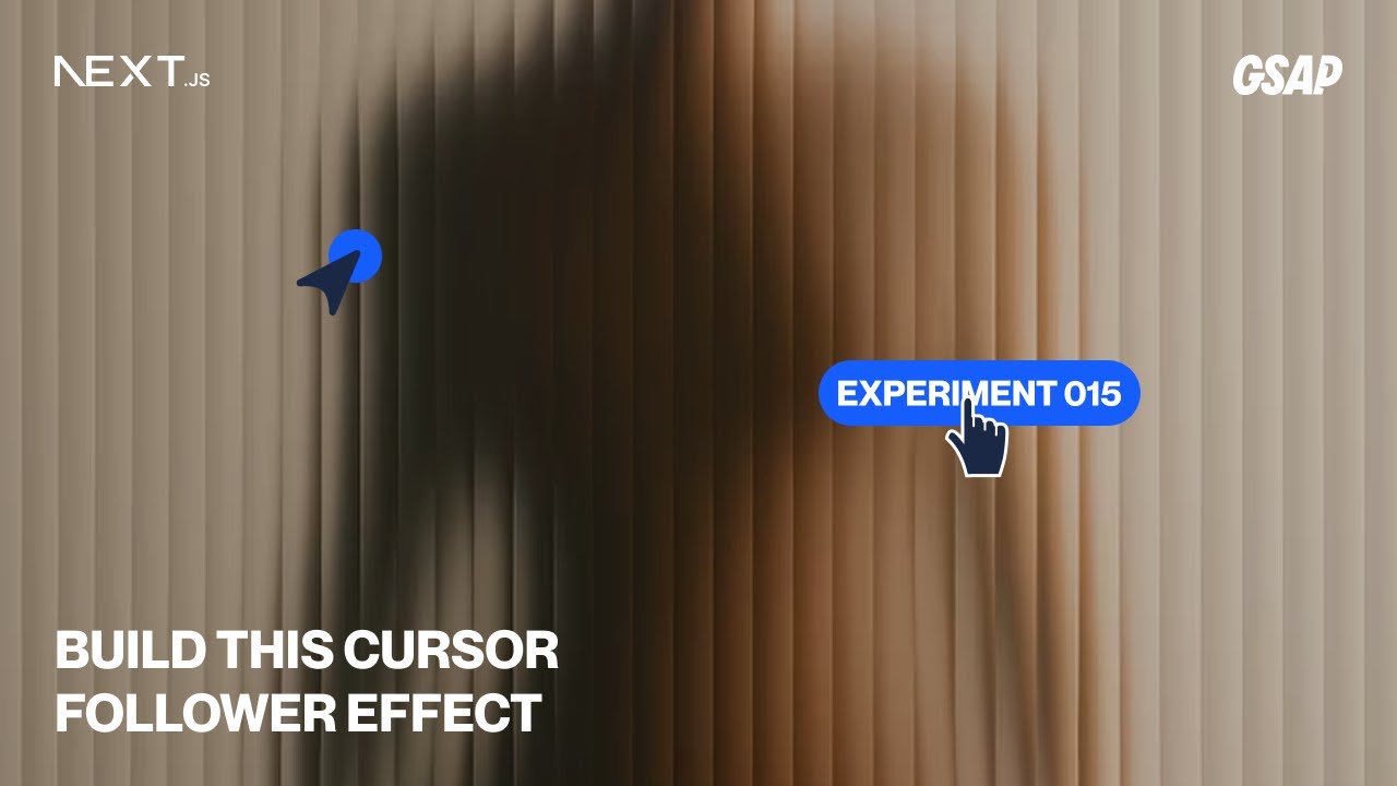Cursor Follower with Dynamic Text Reveal | GSAP + Awwwards Tutorial ...