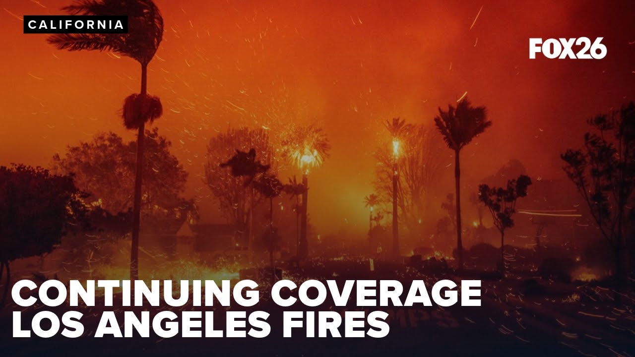 Devastating wildfires erupt near Los Angeles: Continuing Coverage - YouTube