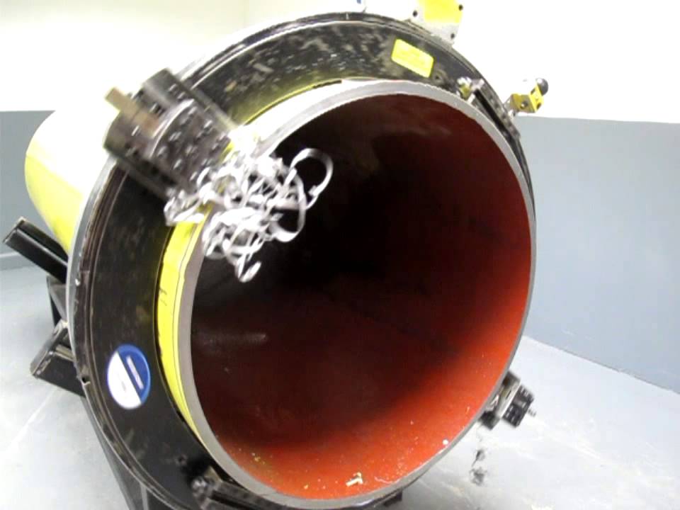 USS Clamshell Lathe - YouTube