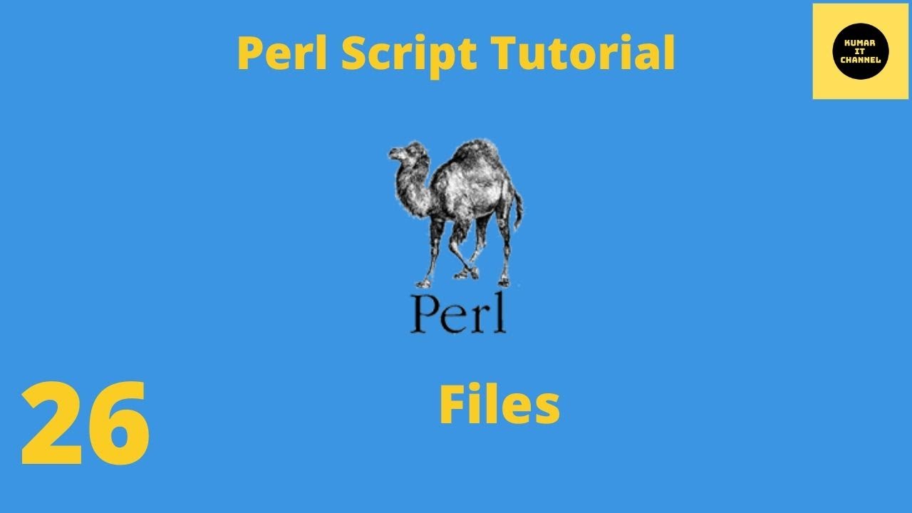 Files Basics In Perl Perl Script Basics Tutorial Part 26 Youtube 3966