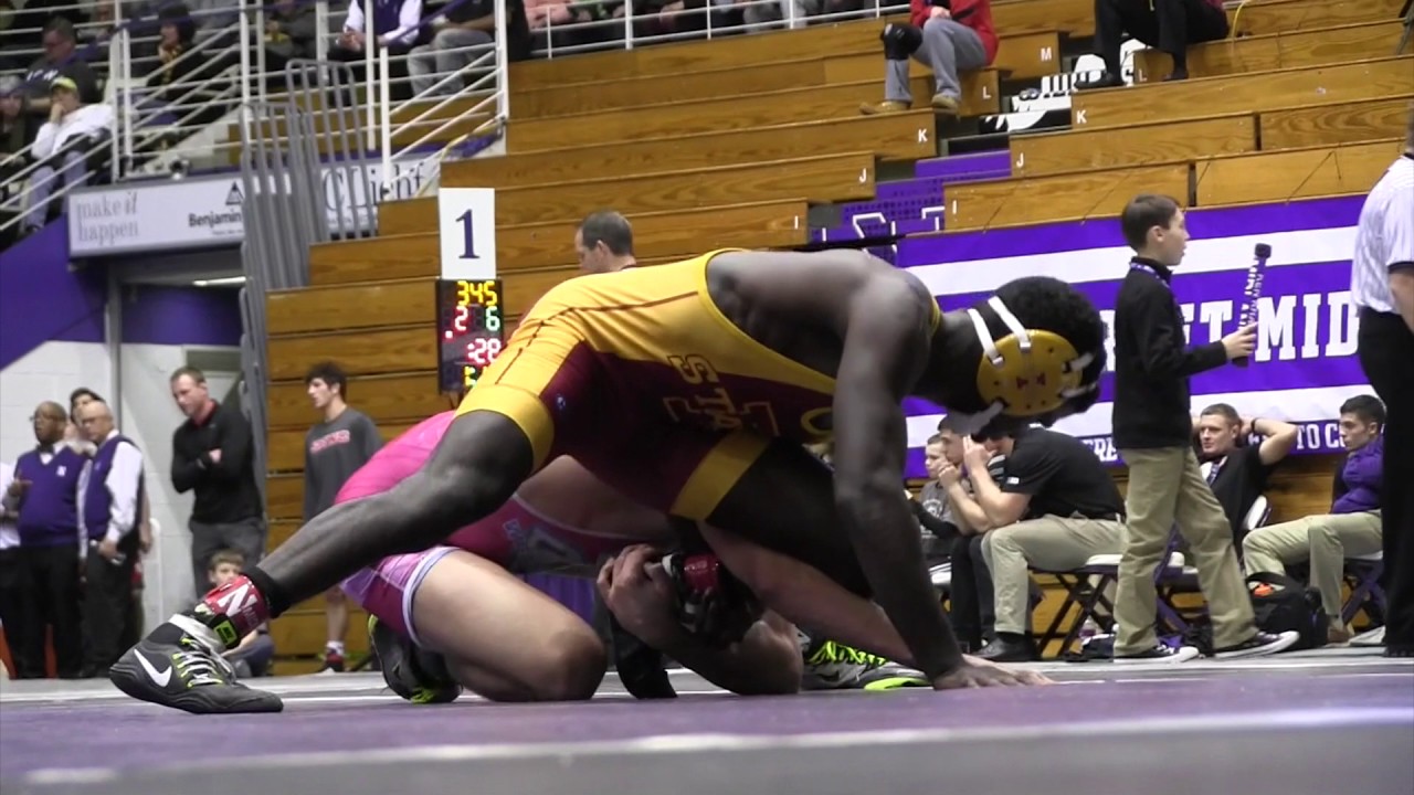 133 lbs Earl Hall, ISU vs Luke Karam, Lehigh - YouTube