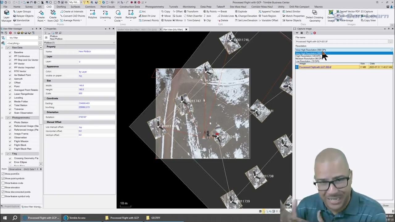 Can-Learn: Creating TFW files from GeoTIFFS (Embed georeferenced) using TBC - YouTube