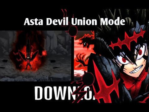 Asta Devil Union Mode Bleach vs Naruto BVN - YouTube