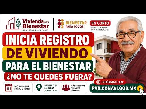 🚨 Registro CONAVI: Requisitos para Vivienda Bienestar 🏠