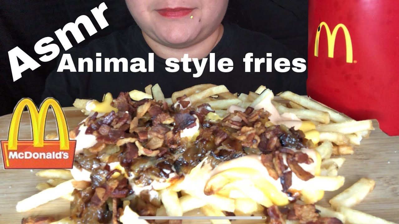 ASMR | HOMEMADE ANIMAL STYLE FRIES | NO TALKING | EATING SOUNDS ...