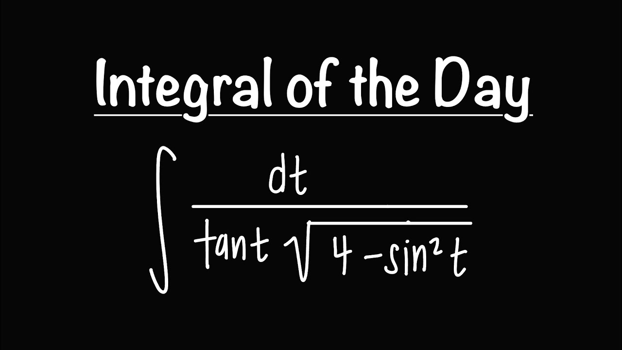 Integral of the Day 6.10.24 | Calculus 2 Integration Tutorials | Math ...