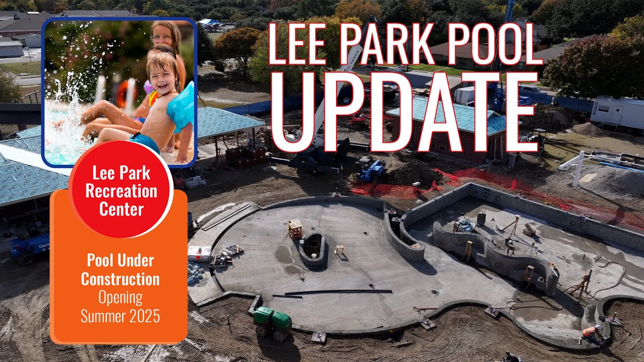 Lee Park Pool Construction Update - December 2024💦 - YouTube