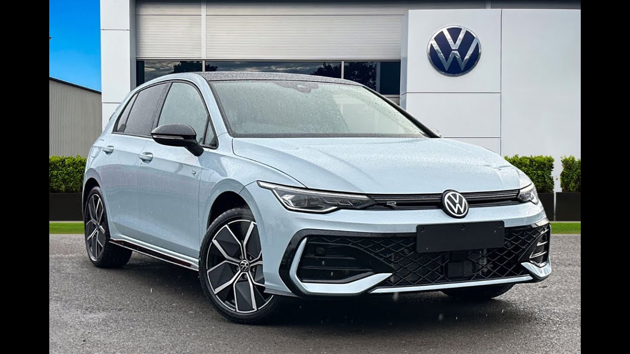 Brand New Volkswagen Golf 2.0 TDI R-Line DSG Euro 6 in Crystal Ice Blue ...