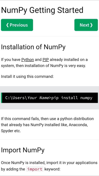 Numpy introduction🔥how to install numpy?👍💯numpy array in python#python #shortsfeed #viralvideo # ...