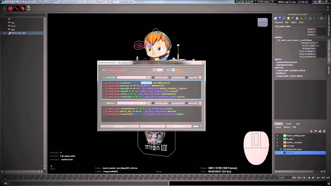 Autodesk Maya Tool - Node Connections - YouTube
