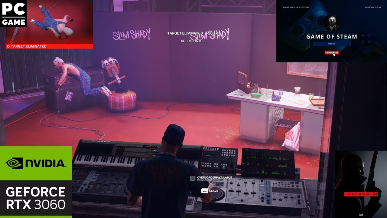 HITMAN 3 - Eminem and Agent 47 vs Slim Shady Mission Gameplay HD - YouTube