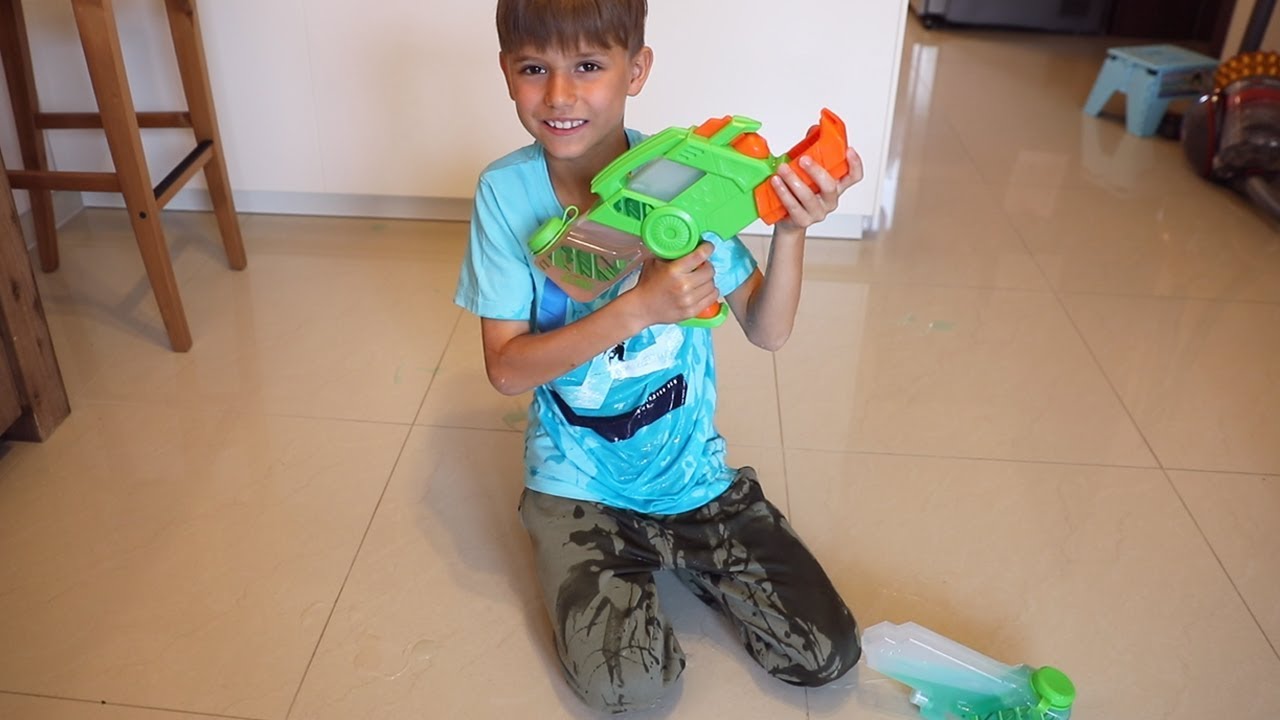 Nickelodeon Slime Blaster - Toys Review - Hyper Blaster Pack - YouTube