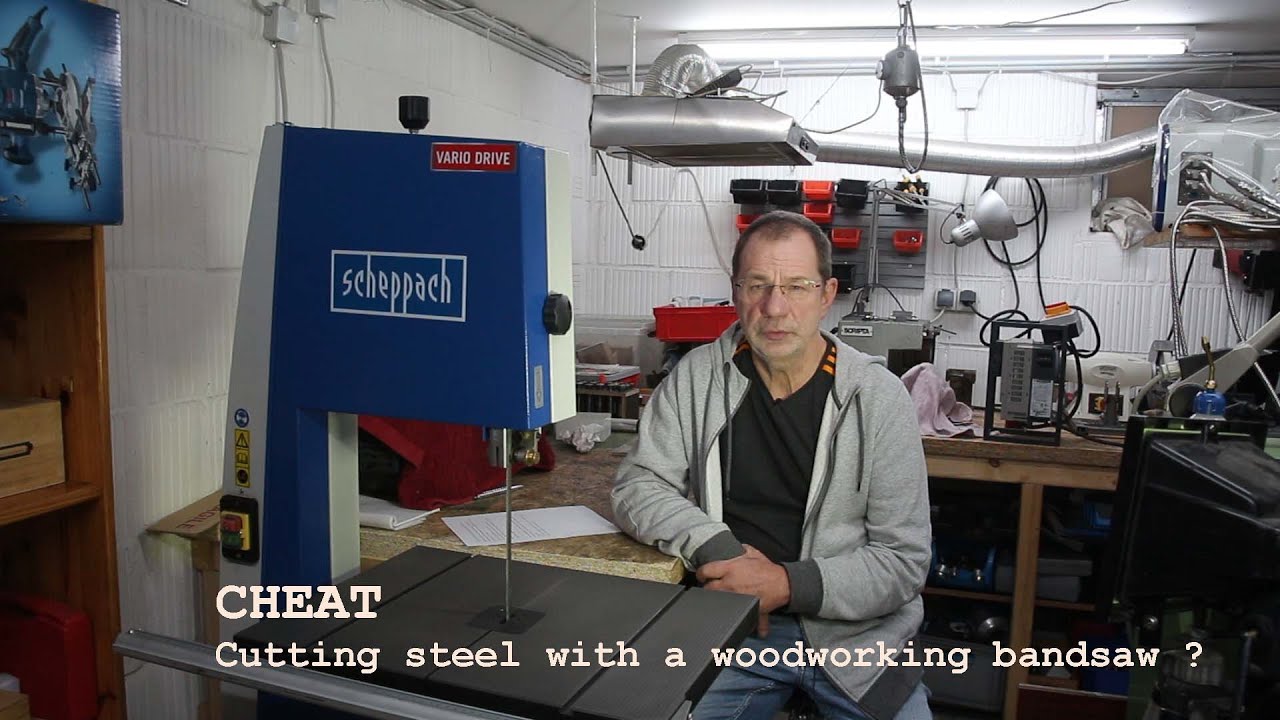 Scheppach BASA3 - Cutting steel - YouTube