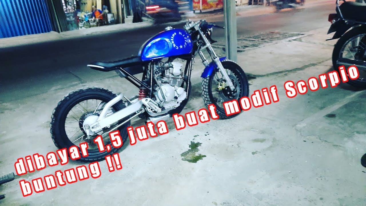 Yamaha scorpio z Custom | modif simpel murah meriah (part 2) - YouTube