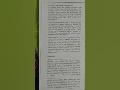 Manifest vs. Latent Functions: Clear Examples Explained" - YouTube