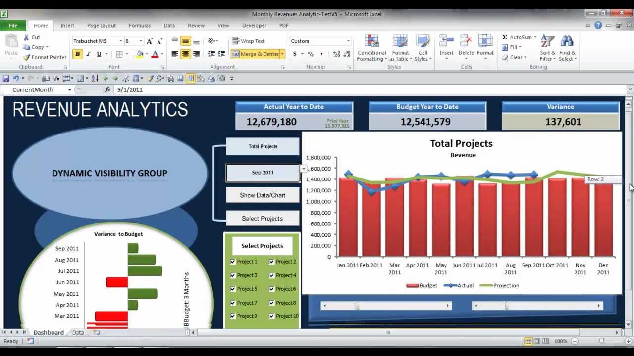 Excel Revenue Analytics - YouTube