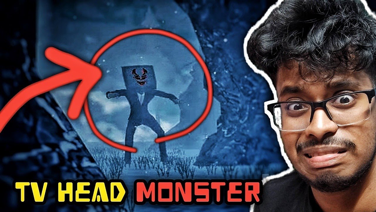 Scary TV Head Monster in Snow ️ Forest 🎄😨 - YouTube