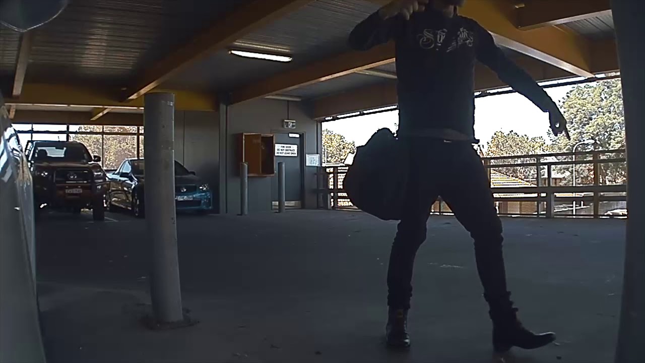 Tesla Model S attacked by Skateboard Vandal captured by Tesla Sentry ...