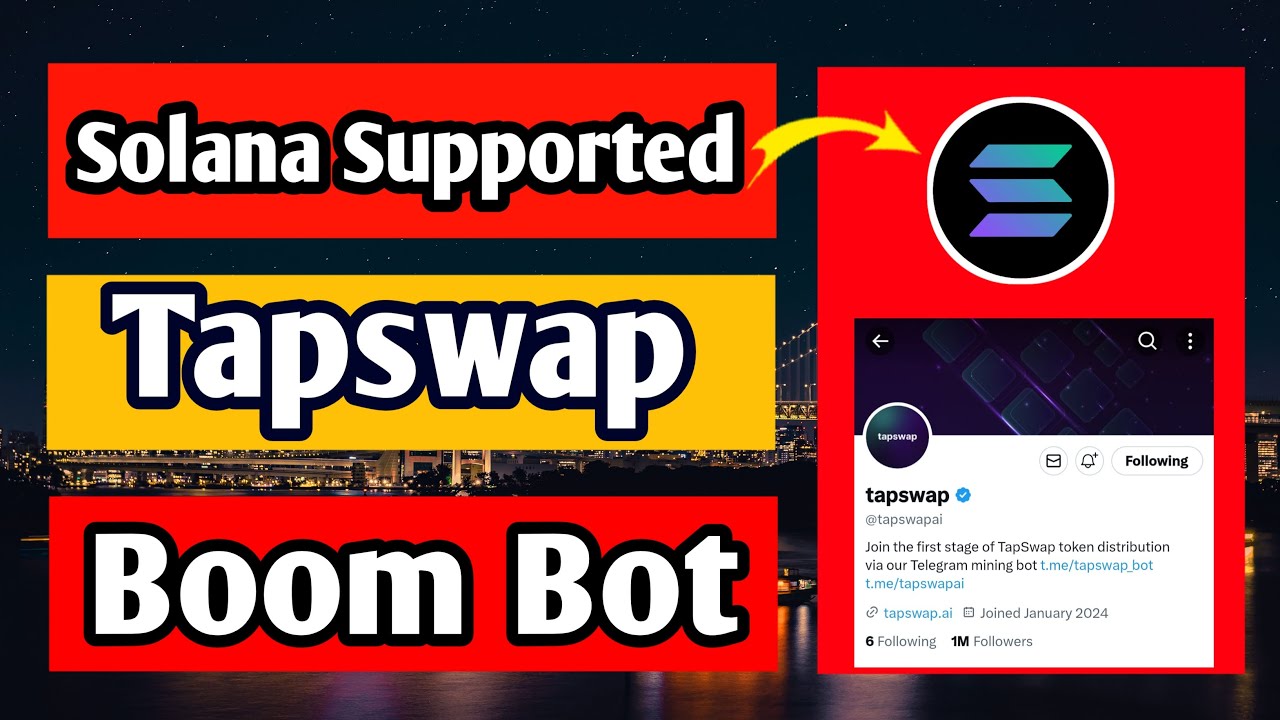 500$ Dollar Profit Chance | New Telegram Mining Bot Tapswap - YouTube