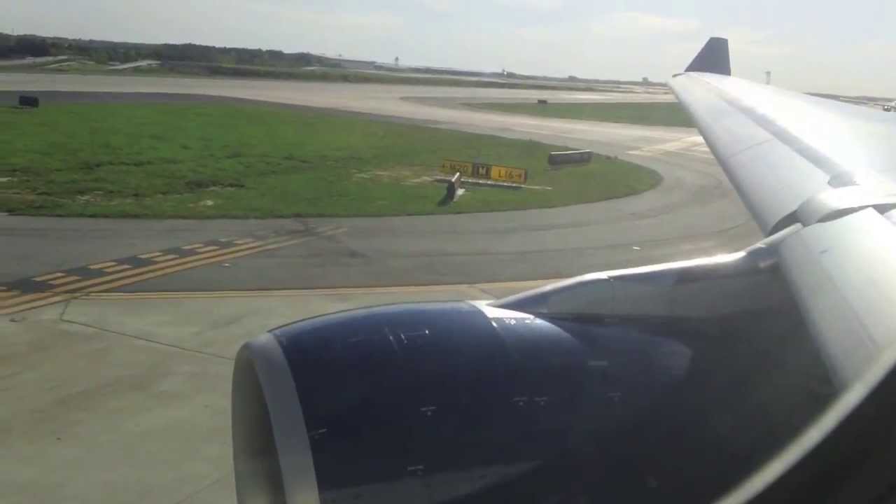 Delta A330 300 Taxi and Takeoff Atlanta to Barcelona Great Engine Sound ...