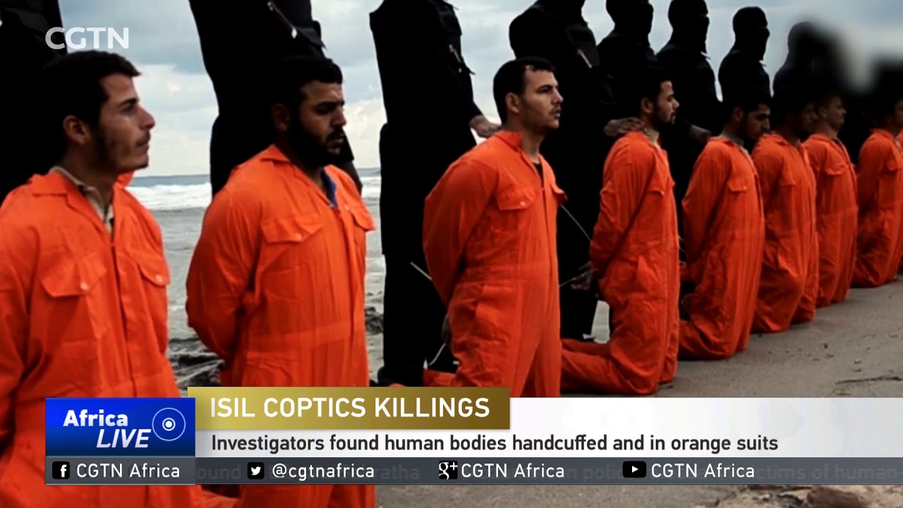 Libyan Authorities Trace 21 Bodies Of Beheaded Egyptians In Sirte Youtube