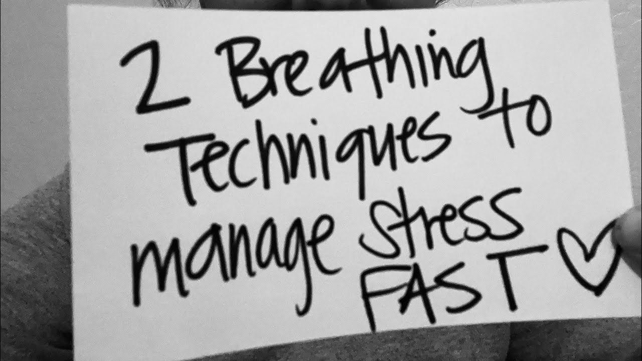 2 EASY breathing techniques to manage stress FAST- from a trauma ...