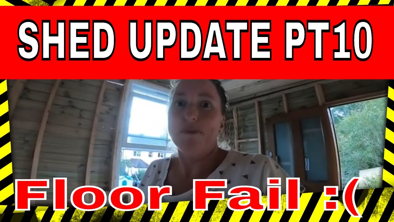 Garden House Shed Build - Flooring Fail PT10 - YouTube