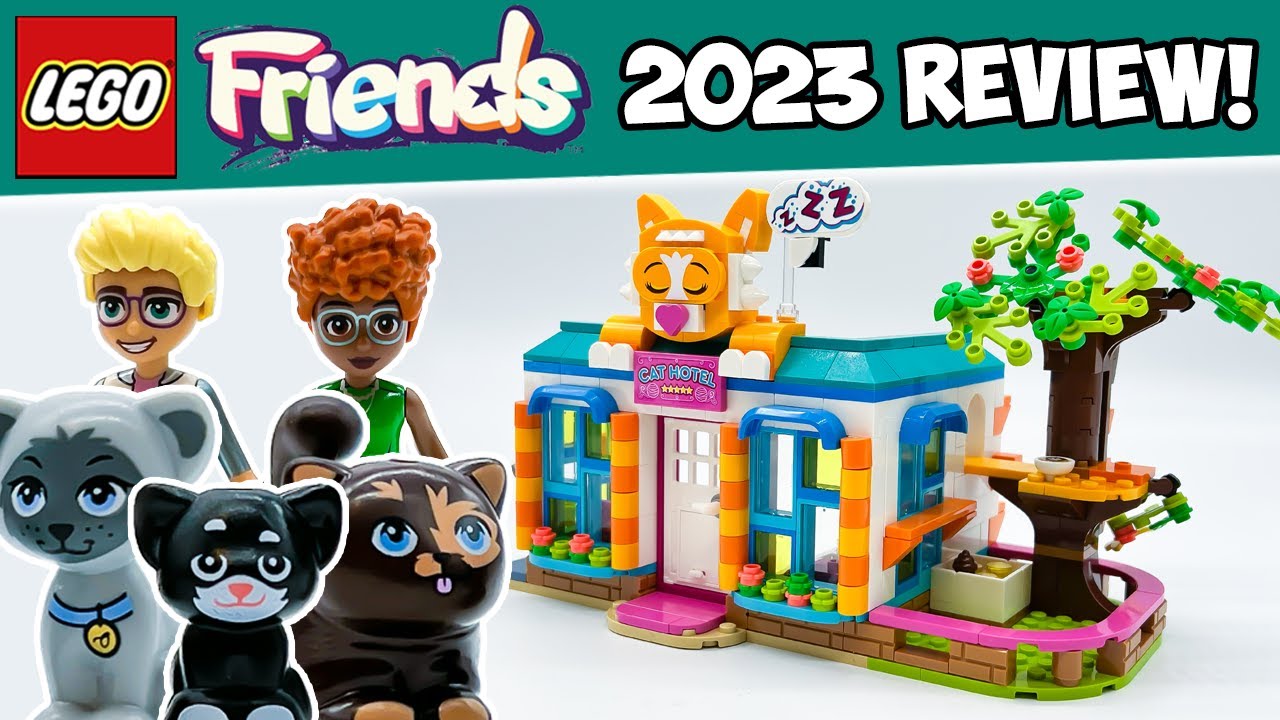 LEGO Cat Hotel EARLY 2023 Review! LEGO Friends Set 41742 - YouTube