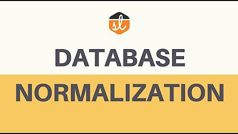 Database Normalization - 1NF, 2NF, 3NF, BCNF, 4NF and 5NF - YouTube