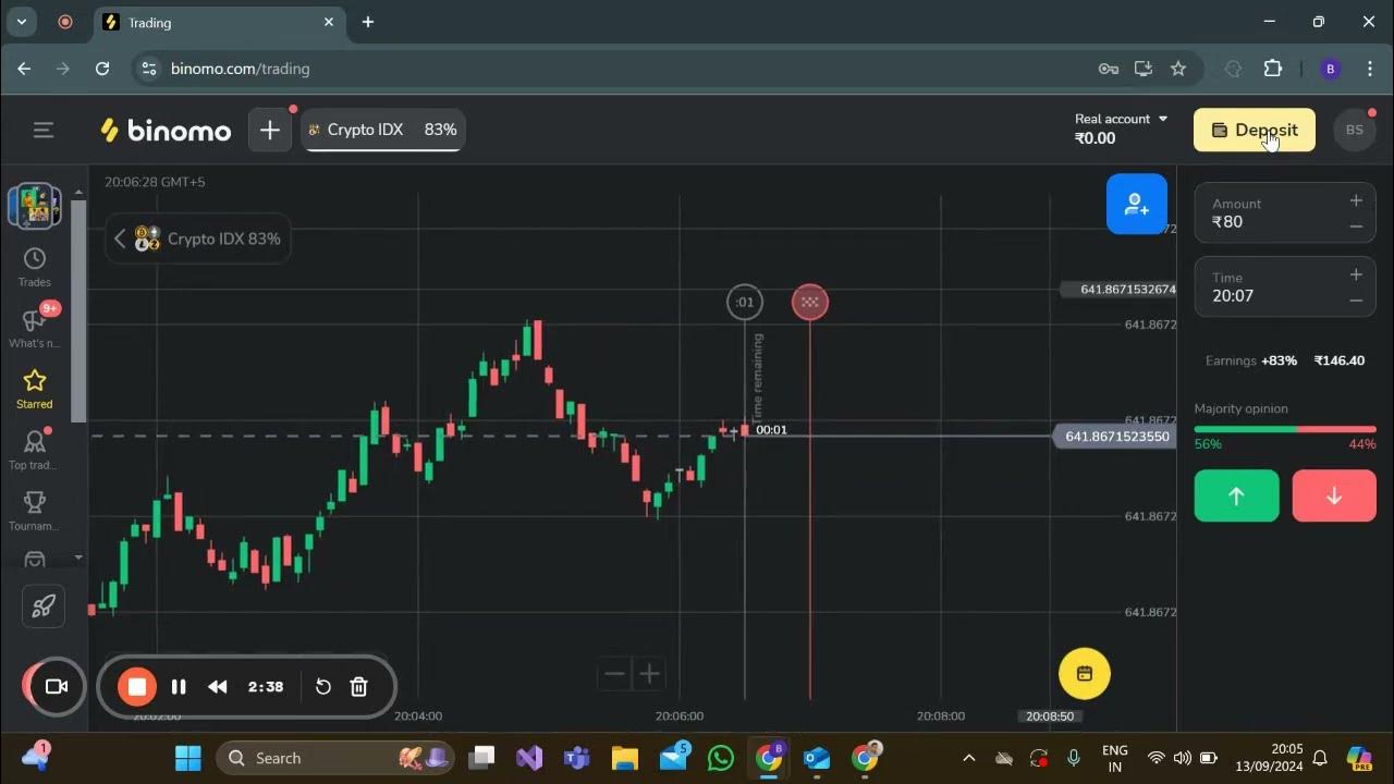 How to convert Demo account to real account on Binomo - YouTube