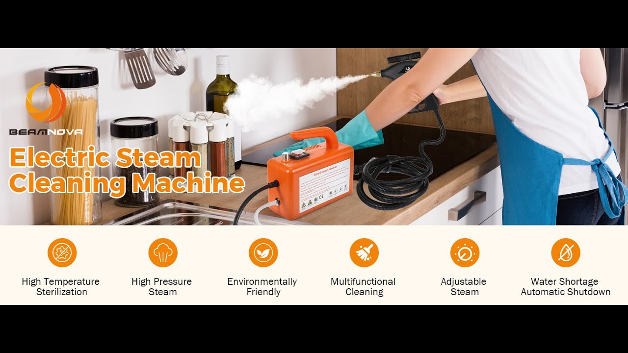 BEAMNOVA Steam Cleaner Cleaning Car Steamer for Auto Detailing Portable ...