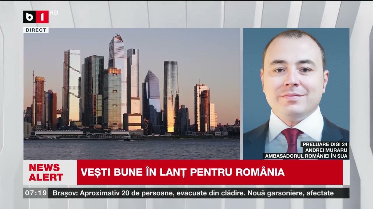 VEȘTI BUNE ÎN LANȚ PENTRU ROMÂNIA - ROMÂNII VOR CĂLĂTORI ÎN SUA FĂRĂ VIZE_Știri B1TV_28 nov ...