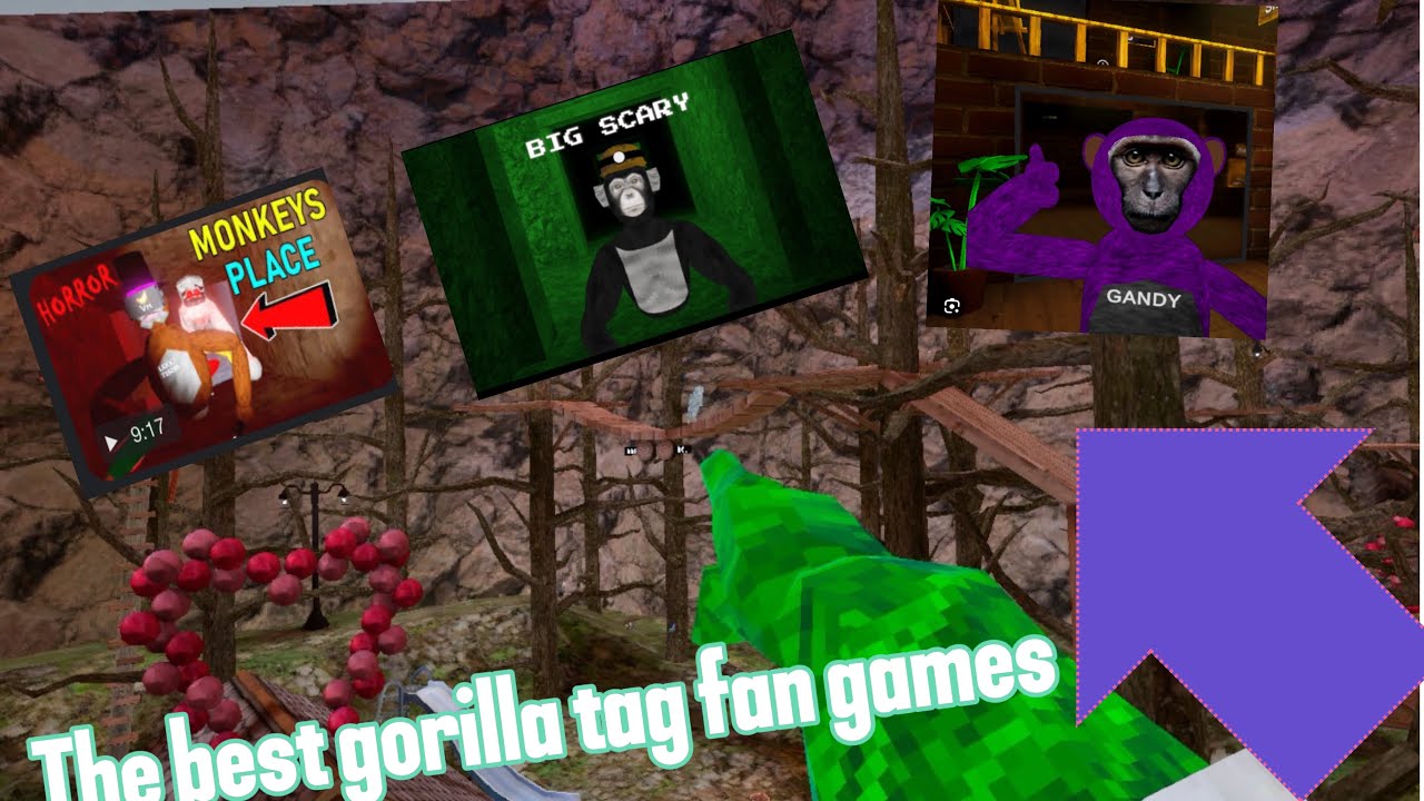 The best gorilla tag fan games - YouTube