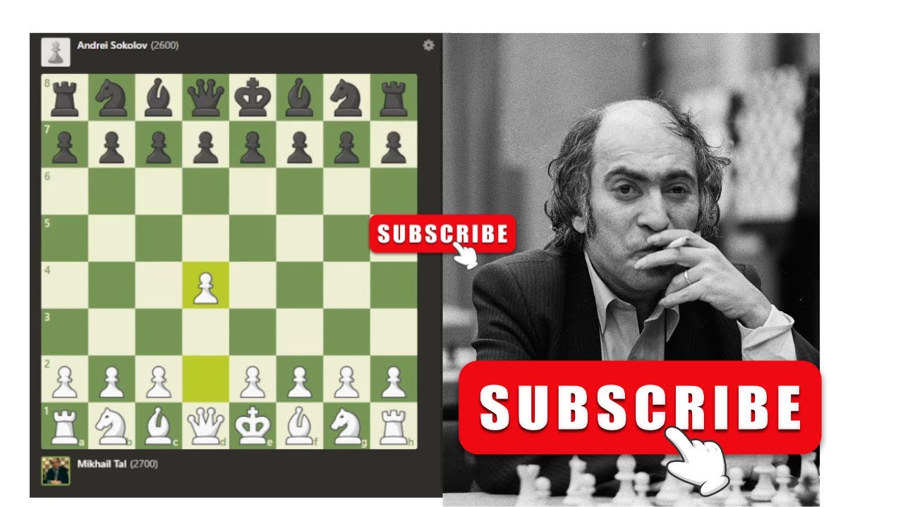 #Chess Master Mikhail Tal's Insane Catalan Opening - You Won't Believe ...