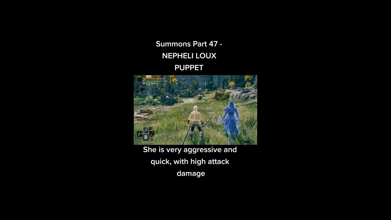 Elden Ring Summons Part 47 - Nepheli Loux Puppet - YouTube