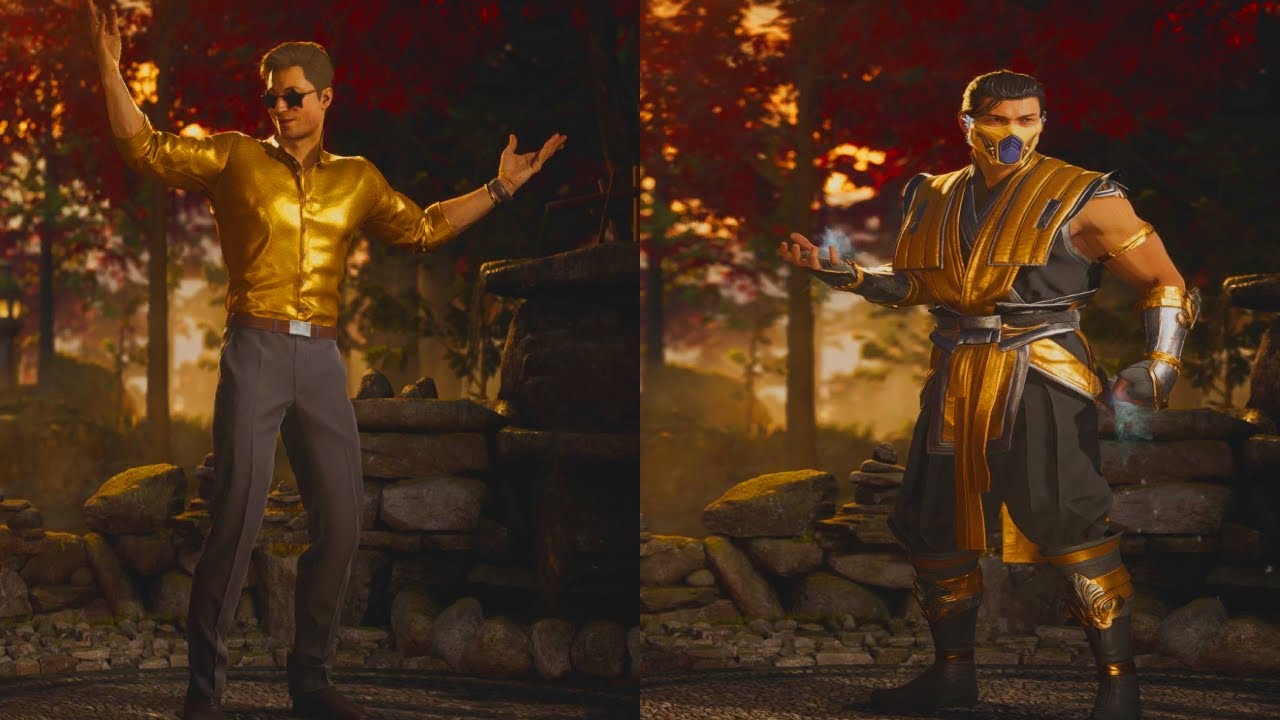 Mortal Kombat 1 - All Characters with Gold Skins Showcase - YouTube