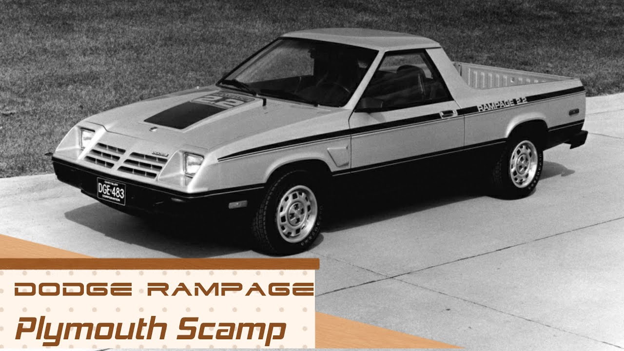 Dodge Rampage/Plymouth Scamp - YouTube