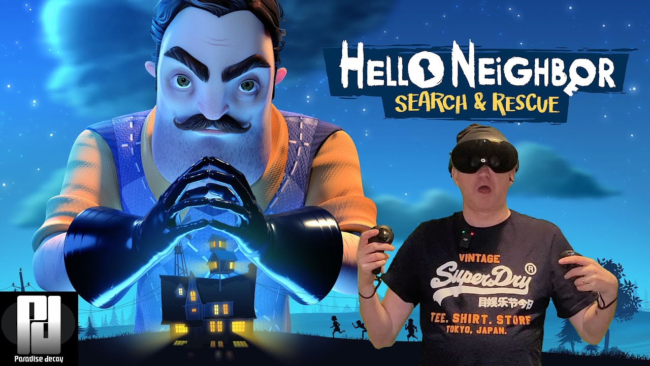 I about WRECKED my GREENSCREEN playing HELLO NEIGHBOR - SEARCH & RESCUE ...