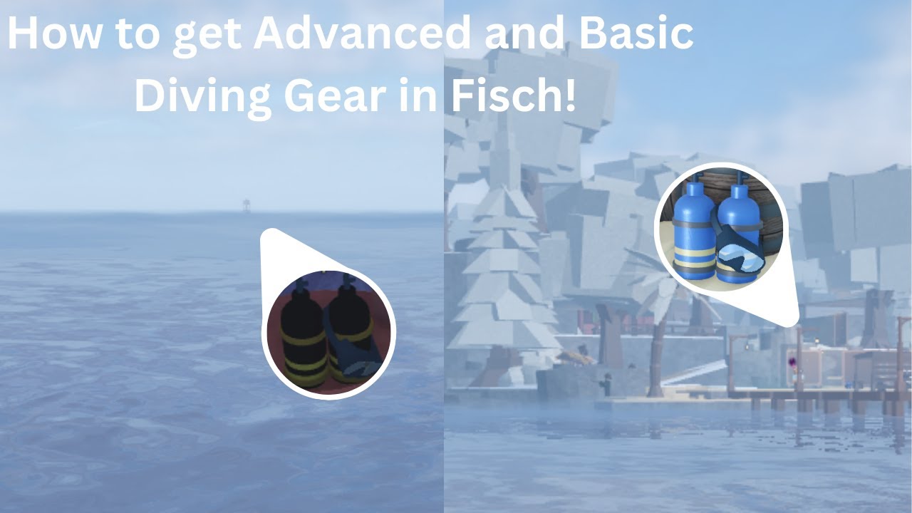 How to get Advanced and Basic Diving Gear in Fisch! - YouTube