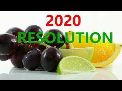2020 Healthy Resolutions - YouTube